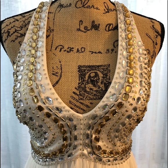 Sequin Hearts | Dresses | White Formal Gown | Poshmark